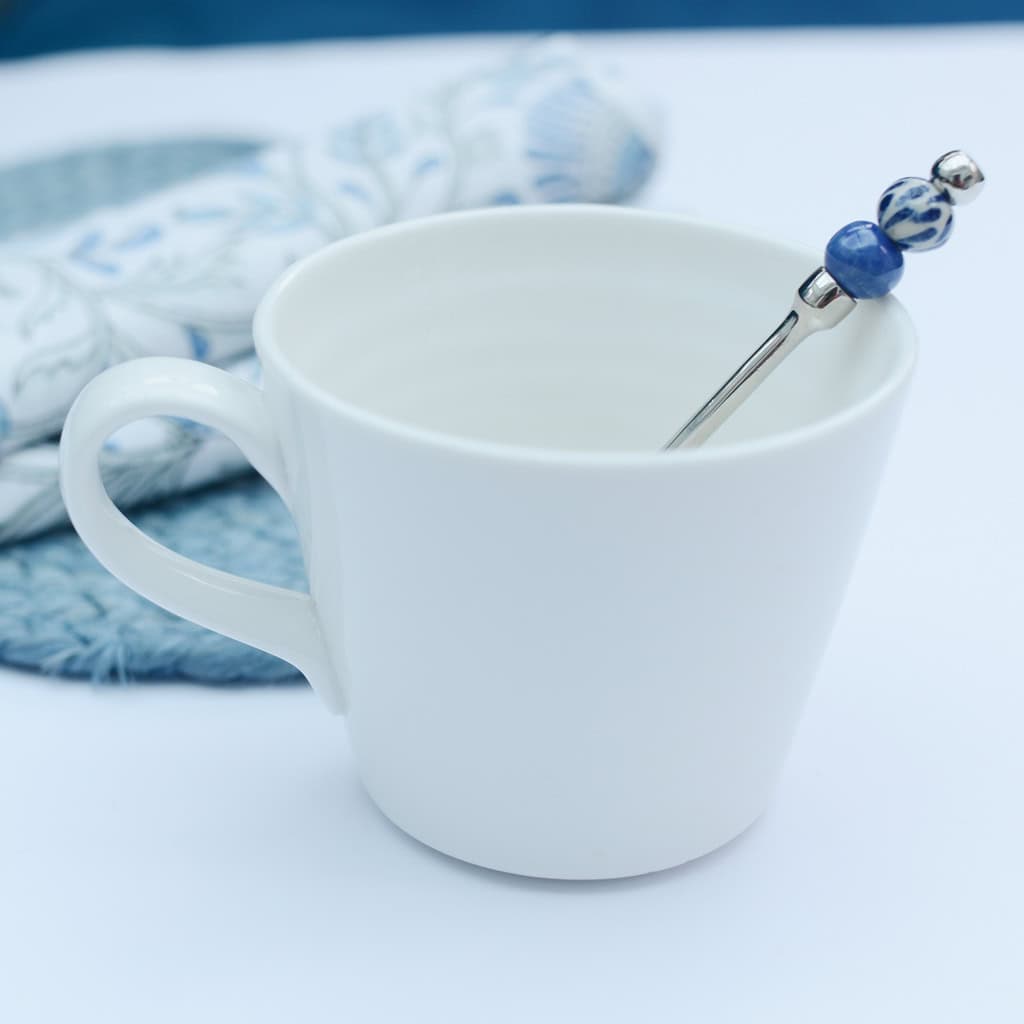 Teaspoon Set, Blue | Blue & White Company